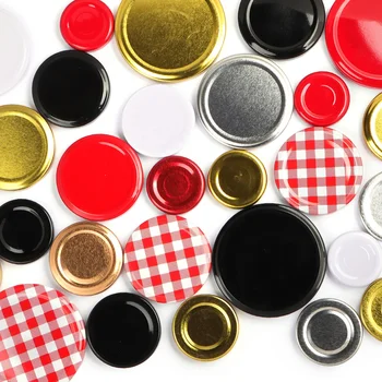 38mm 43mm 48mm 53mm 58mm 63mm 70mm 82mm Twist Off Lids Tinplate Metal ...