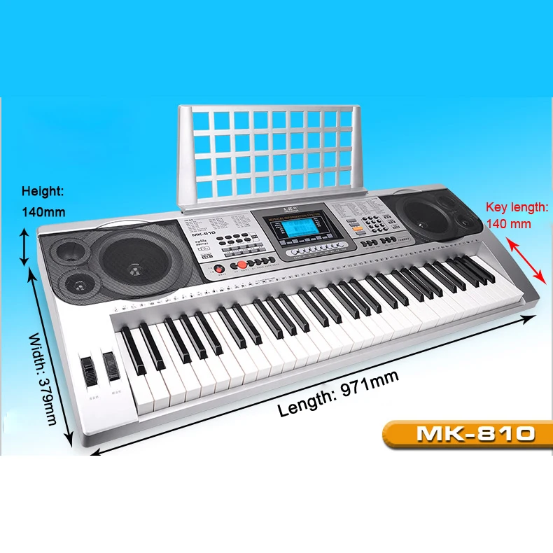 MEKEI MK-810 Keyboard - 61keys Electric Piano Simulation