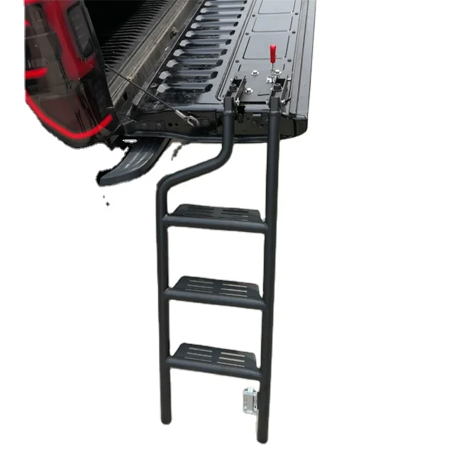 High Quality 4X4 Off-road Parts Black Aluminum Alloy Rear Ladder ...