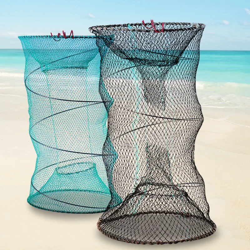 Alibaba.com: New Spring Cage Automatic Folding Shrimp Cage Fishing Trap ...