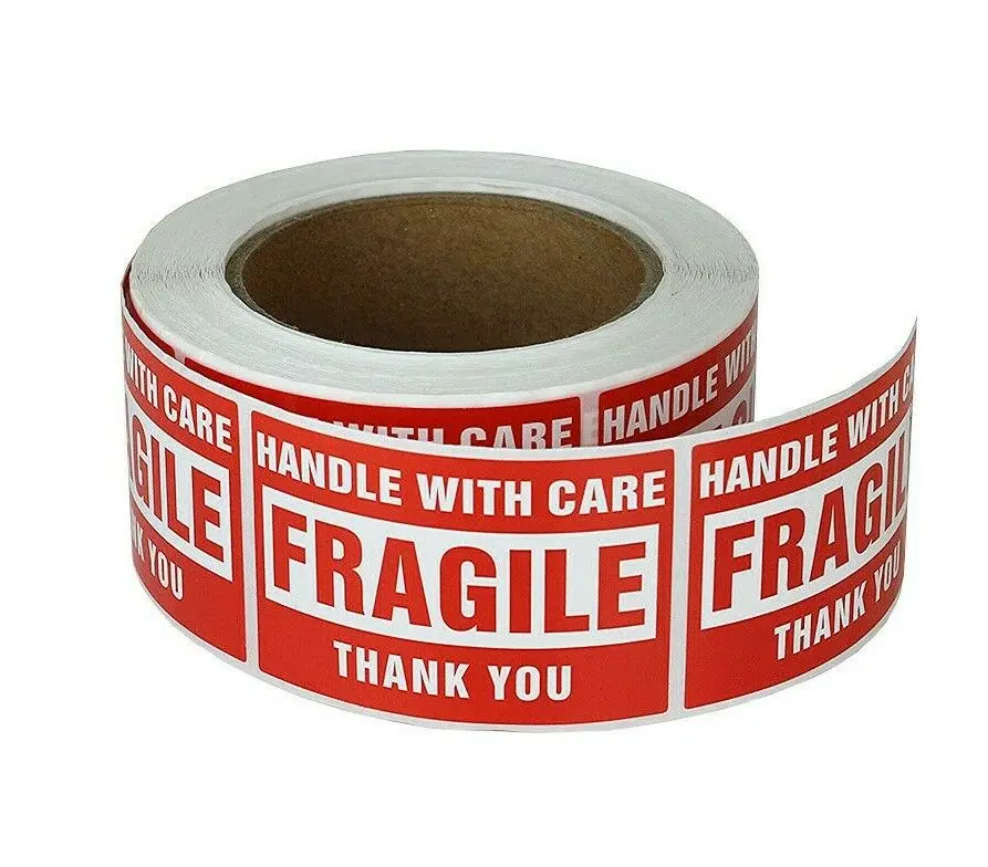 500 Fragile 'handle Care' Labels 3 X 2 Inch Pvc Stickers Permanent ...