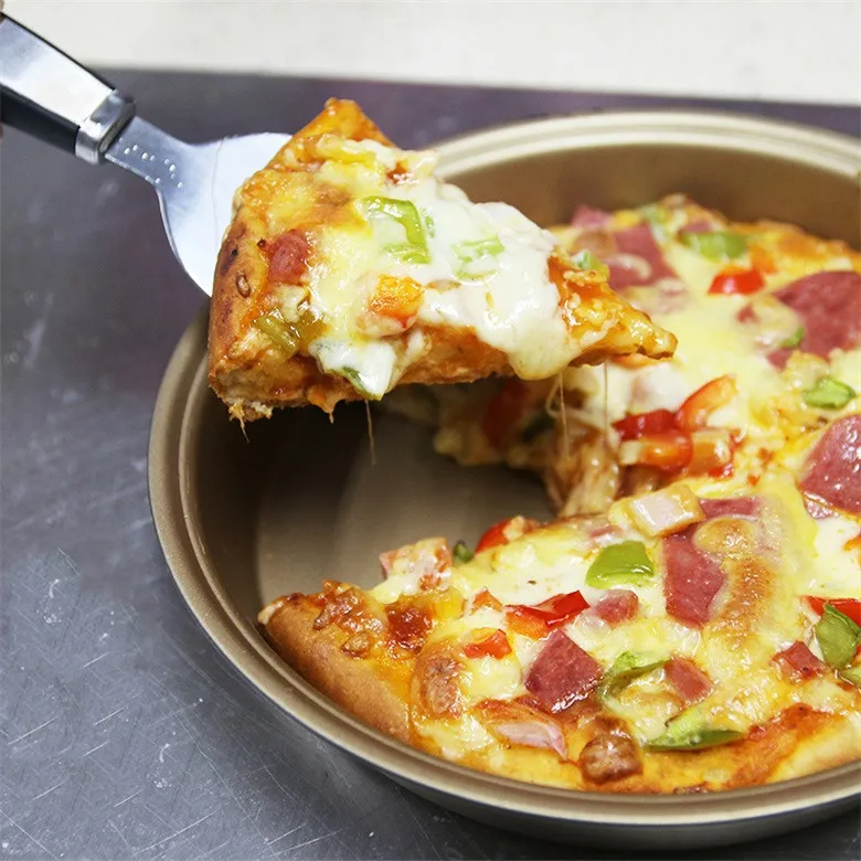 Stainless Steel Triangle Pizza Shovel Toothed Cake And Cheese Knife ...