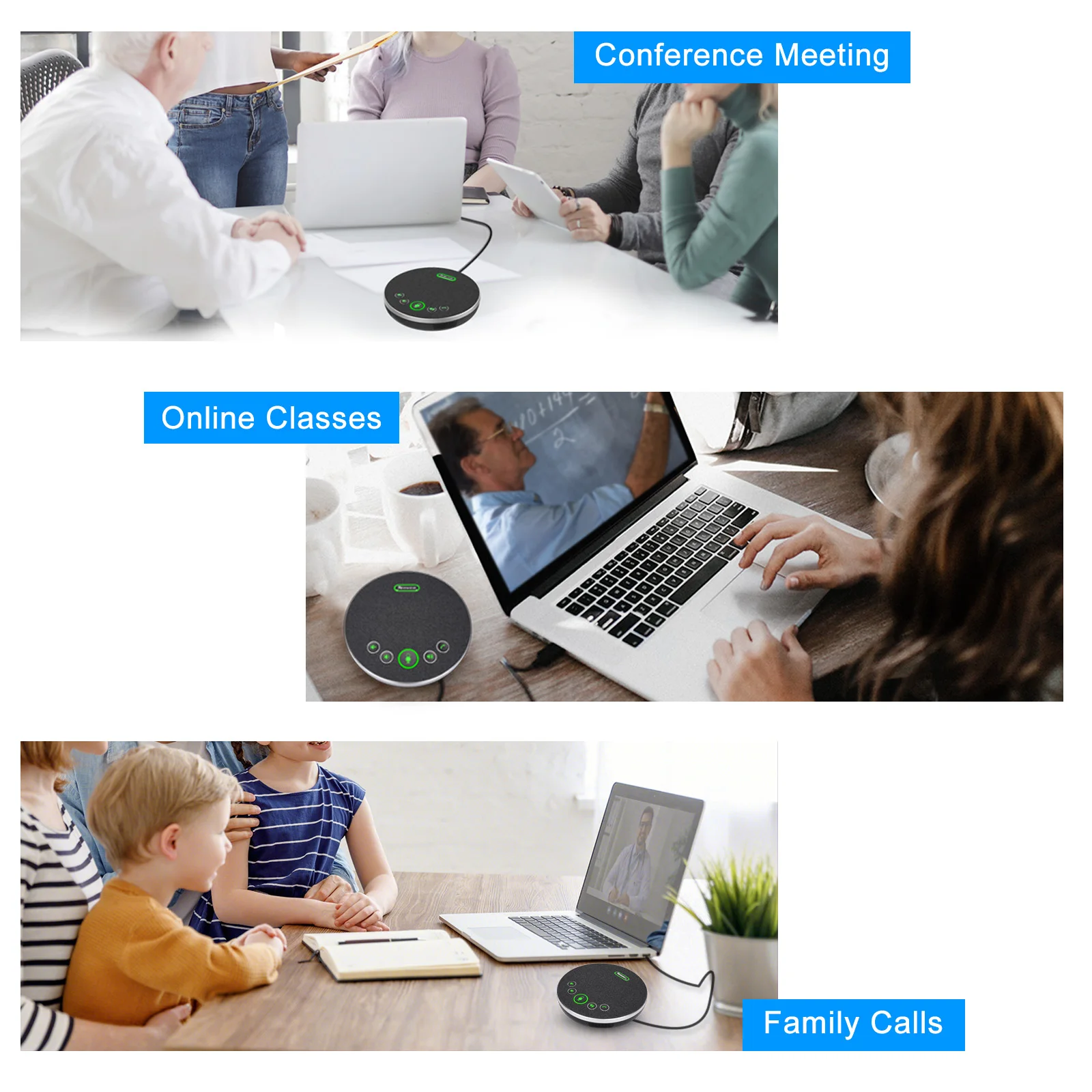 M3 Usb Conference Speakerphone Omnidirectional Speakerphone Conference ...