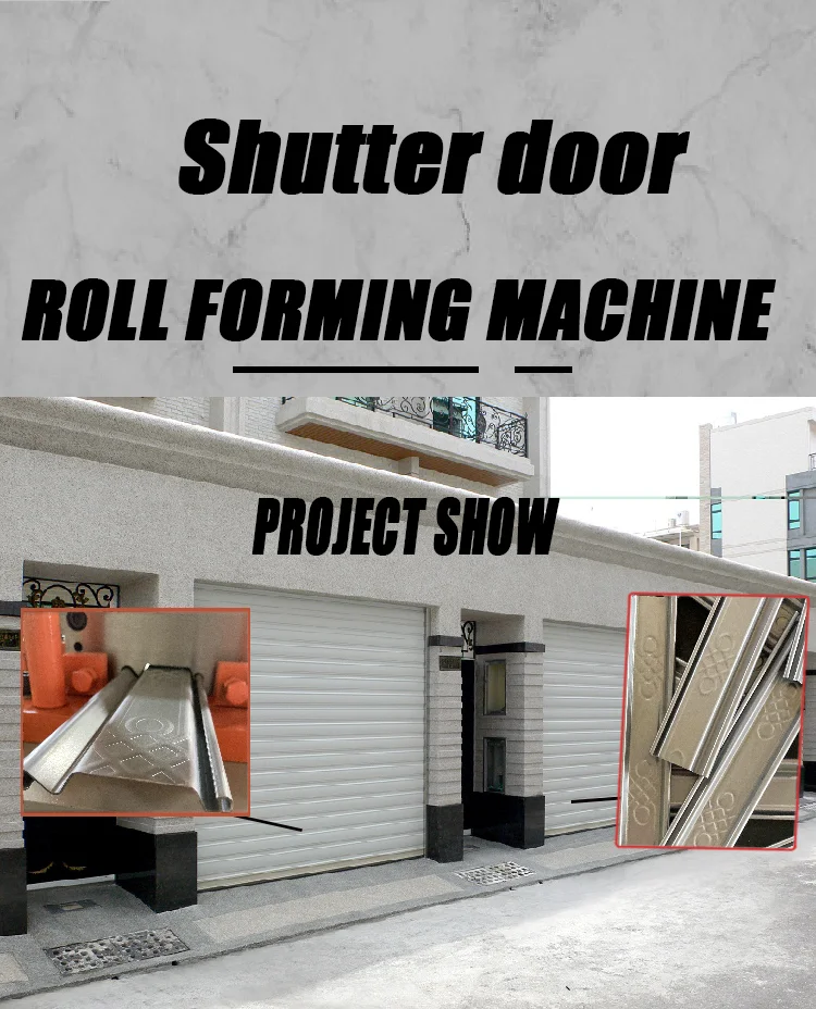 Stainless Steel Rolling Slat Shutter Door Frame Roll Forming Machine ...