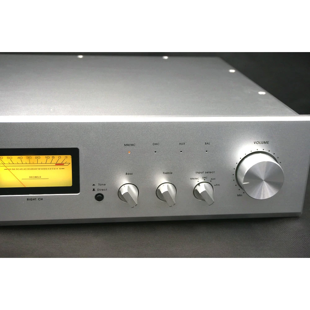Leaf Audio A-02 210w Integrated Amplifier Phono Amplifier Two Vu Meters ...