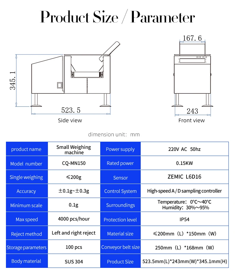 Mini Checkweigher 0.1g Scale Check Weight Machine Price High Accuracy ...