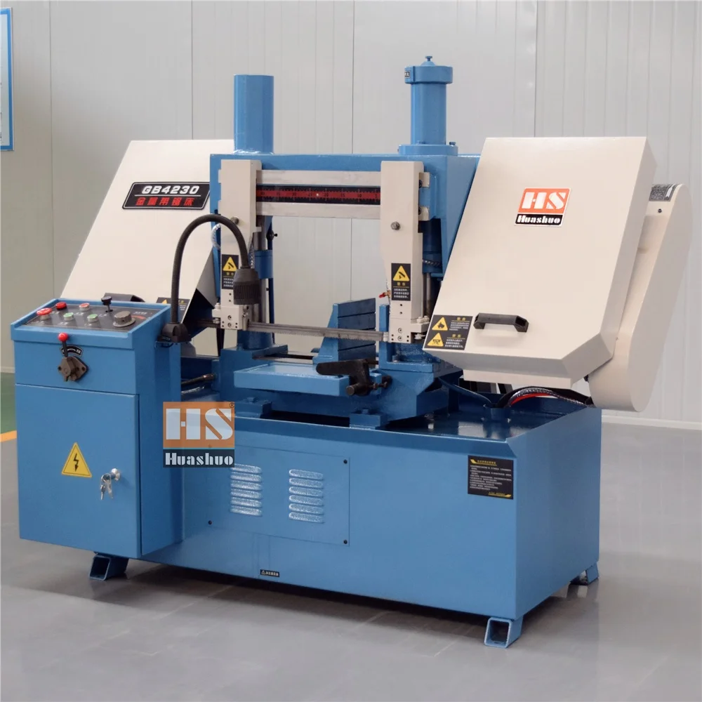 Gb4230 Automatic Band Saw Machines Metal Steel Cnc Band Saw Cutting ...