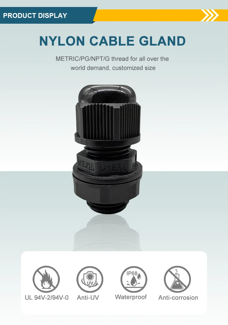 Plastic Cable Glands - Durable, Eco-Friendly, and Fast Delivery
