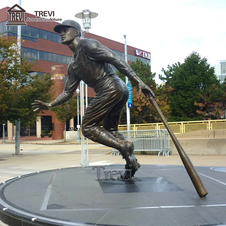 Customized Life Size Bronze Baseball Player Sculpture - Ideal Gift for ...