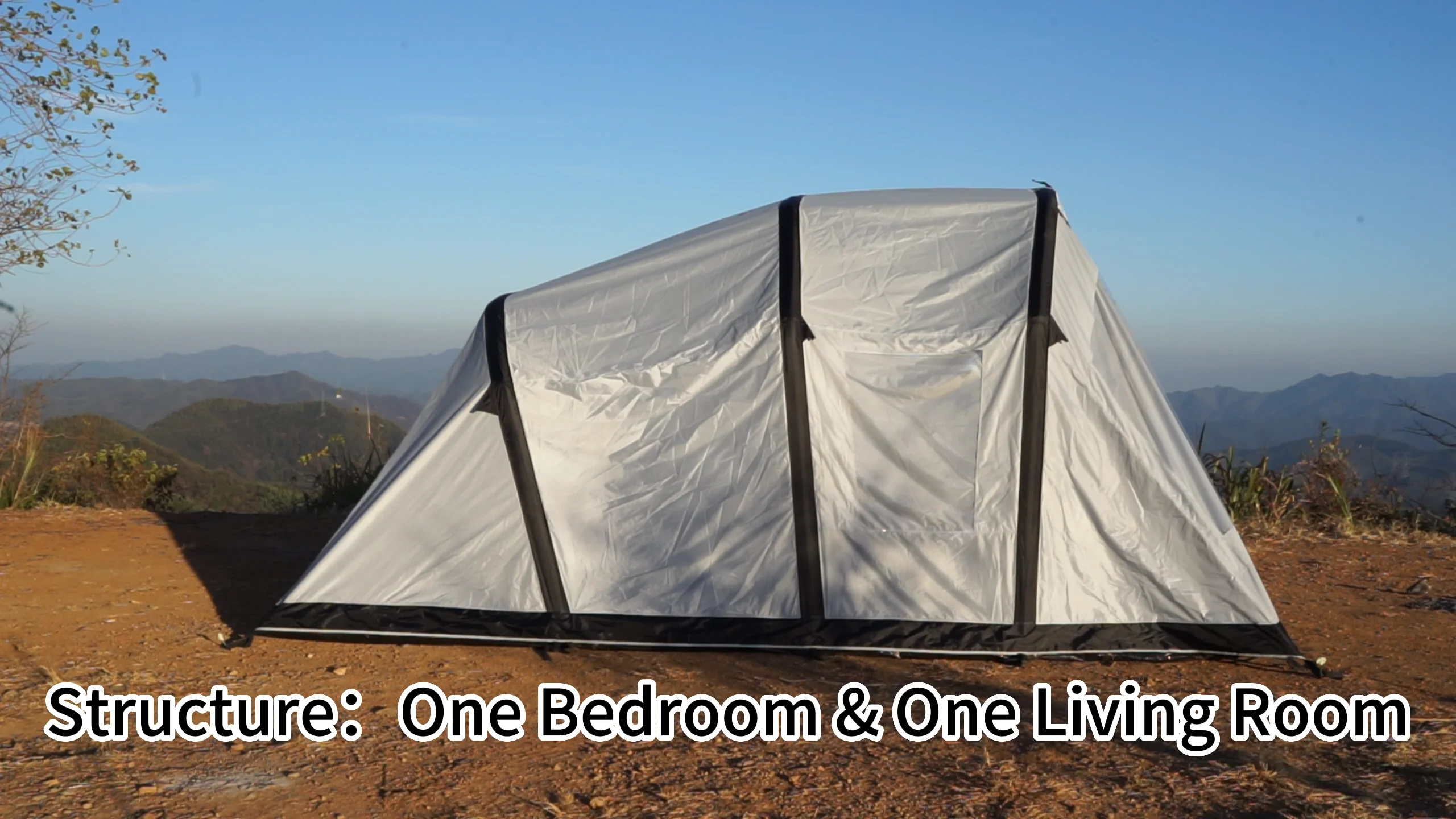 Highly Portable Multipurpose Outdoor Family Tent One Bedroom One Living ...