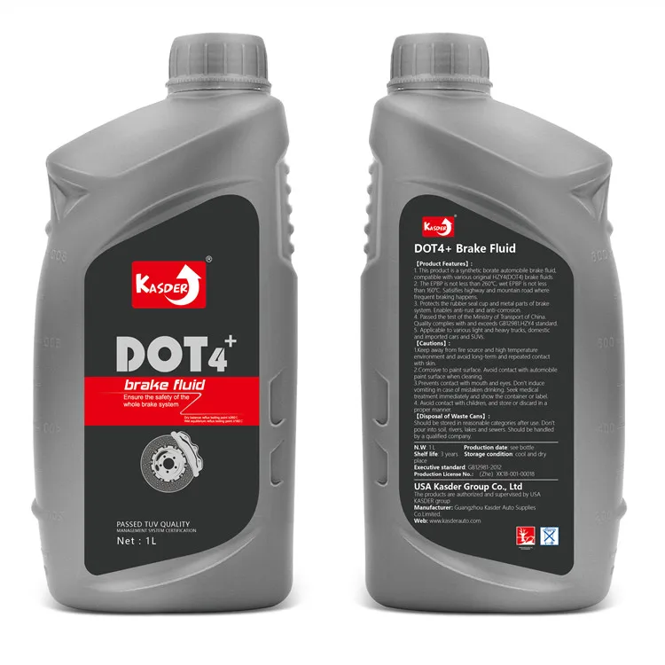 KASDER Fully Synthetic Brake Fluid DOT3/DOT4 5W-40 for Vehicles-3 Year ...