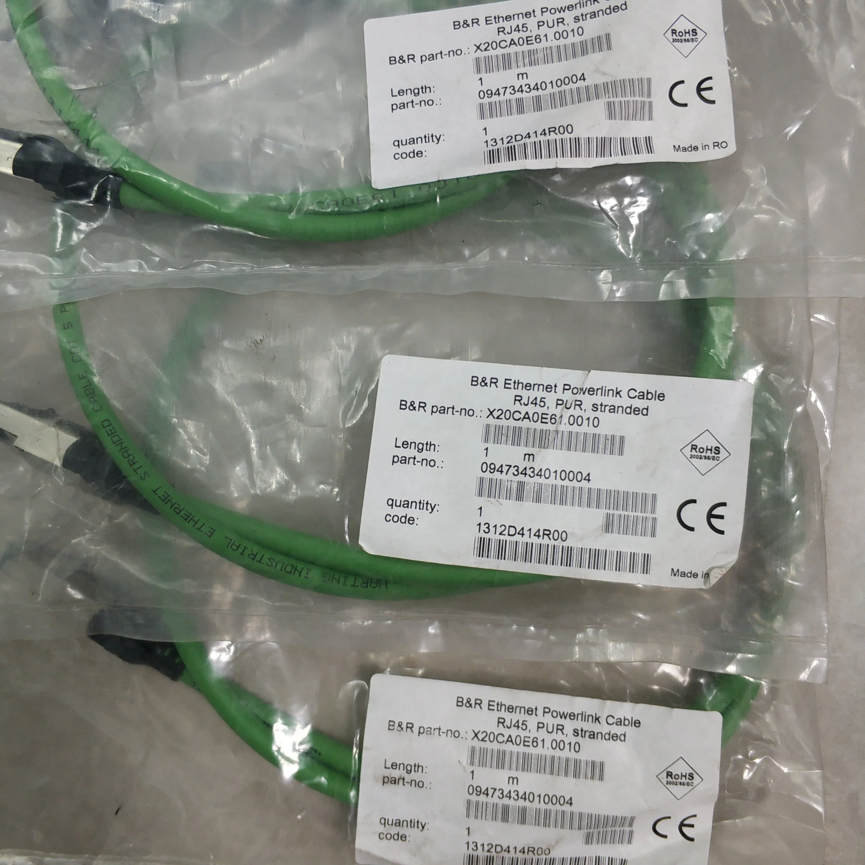 B&r Ethernet Powerlink Cable X20ca0e61.0010 - Buy Flexible Ethernet ...