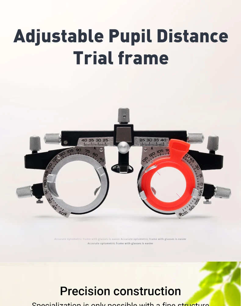 Hot Sale Medical Adjustable Trial Frame Optometry Progressive Eye ...