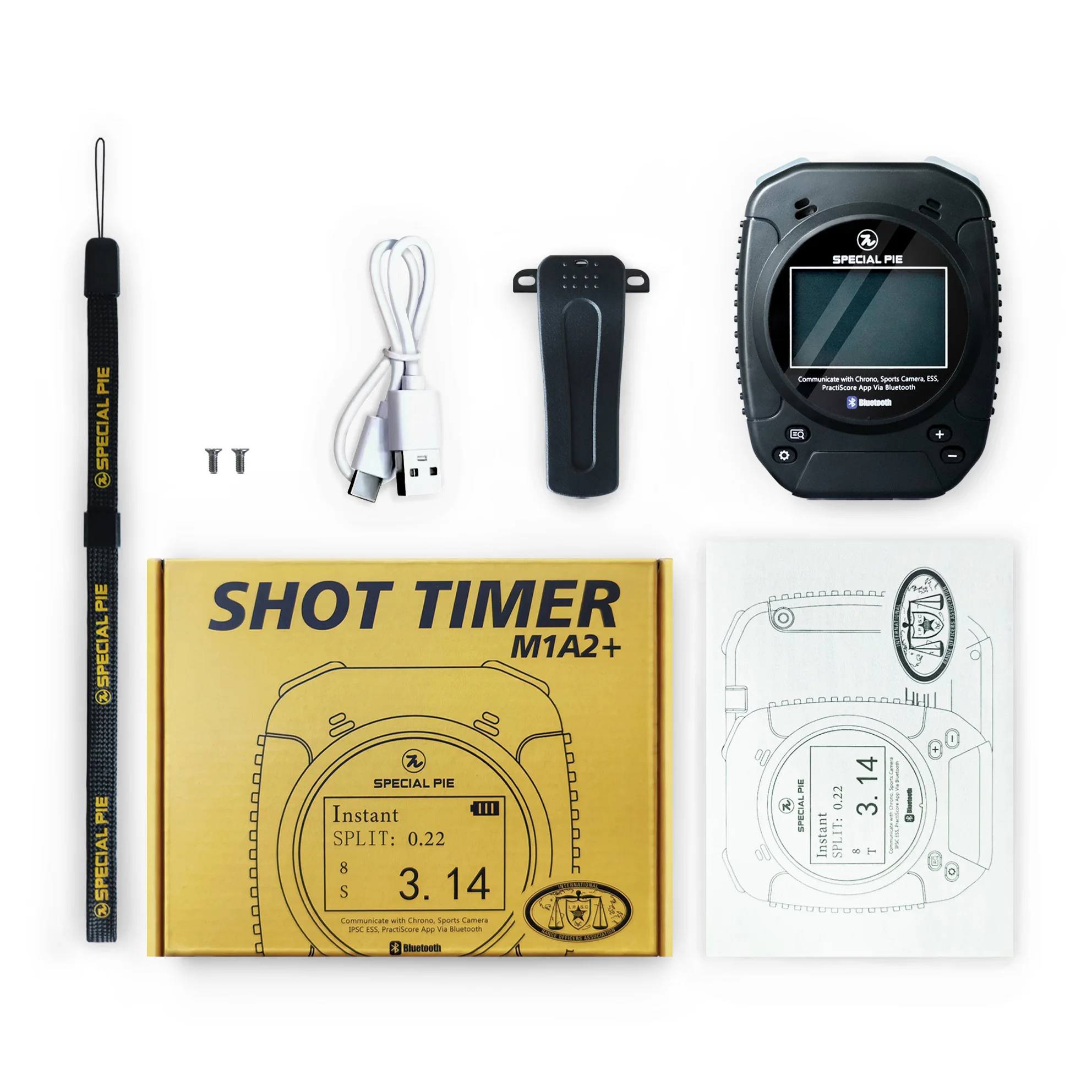 Shot Timer Compact Bigger Display Using a High-resolution Backlit ...