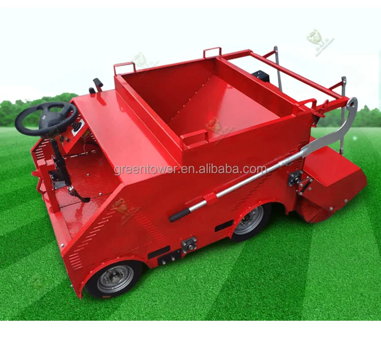High Output Brush Integrated Machine / Brush Cleaning Artificial Turf ...