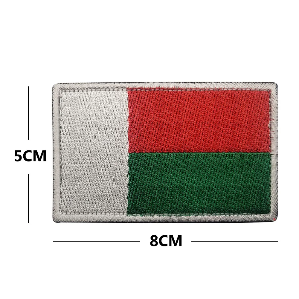 African Countries Flags Embroidery Patches with Hook Loop
