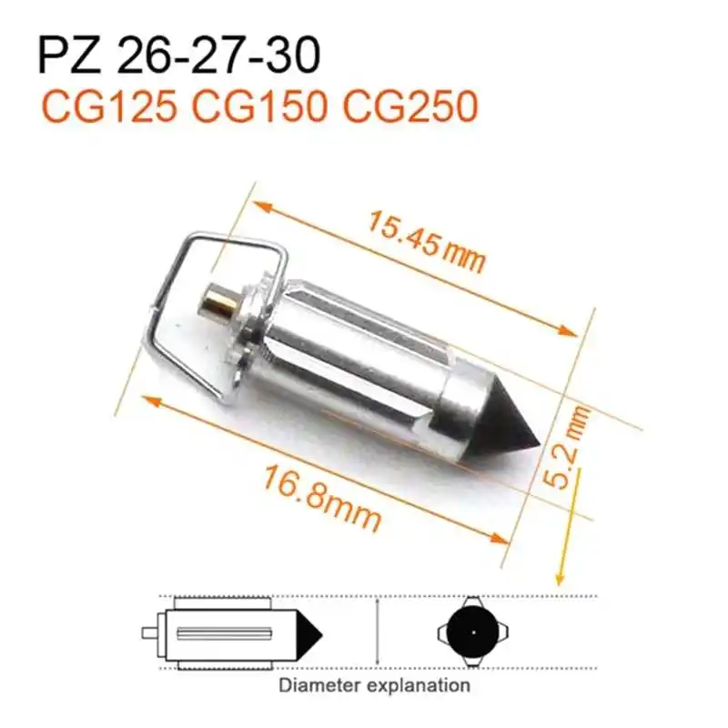 Carburetor Valve Needles Universal Hardware Repair Parts for PZ19/PZ26 ...
