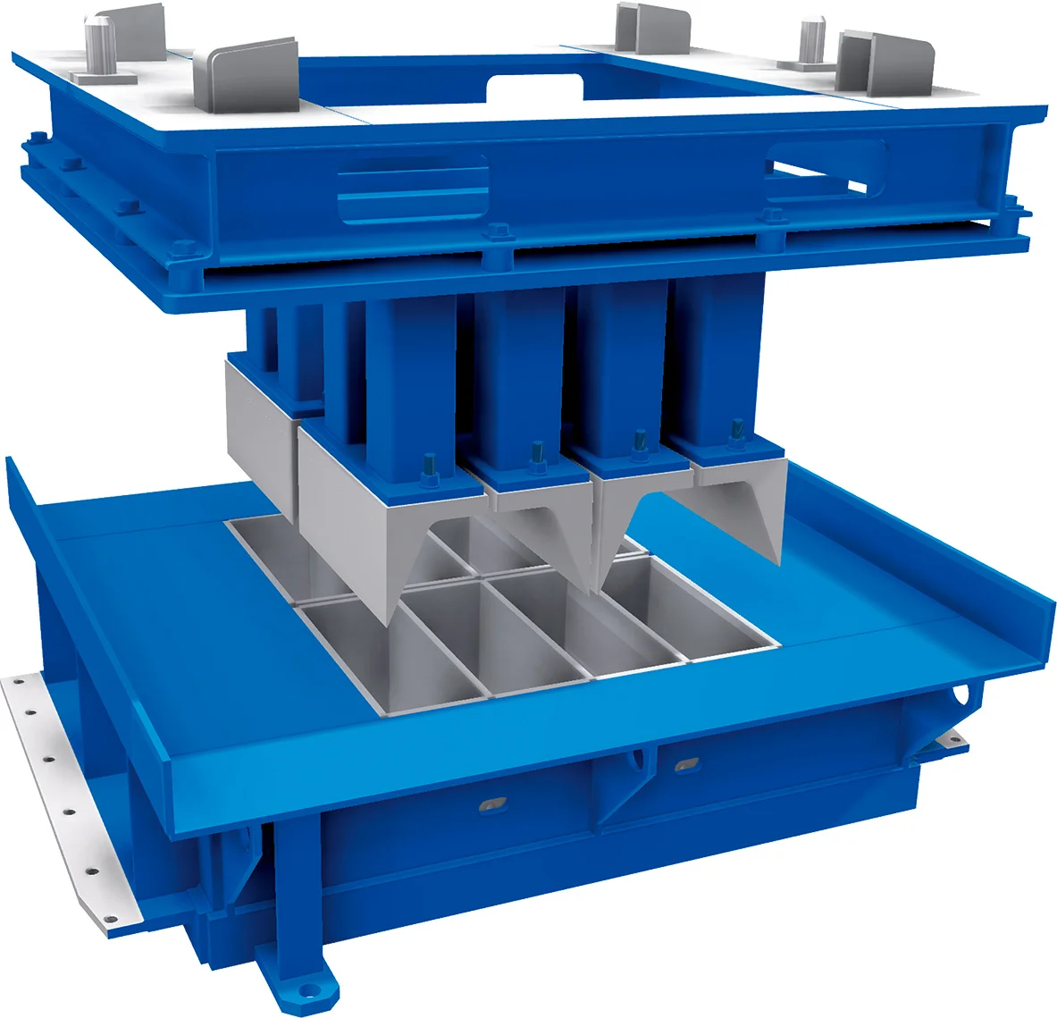 QGM Mould - Durable Steel Retaining Block for Concrete