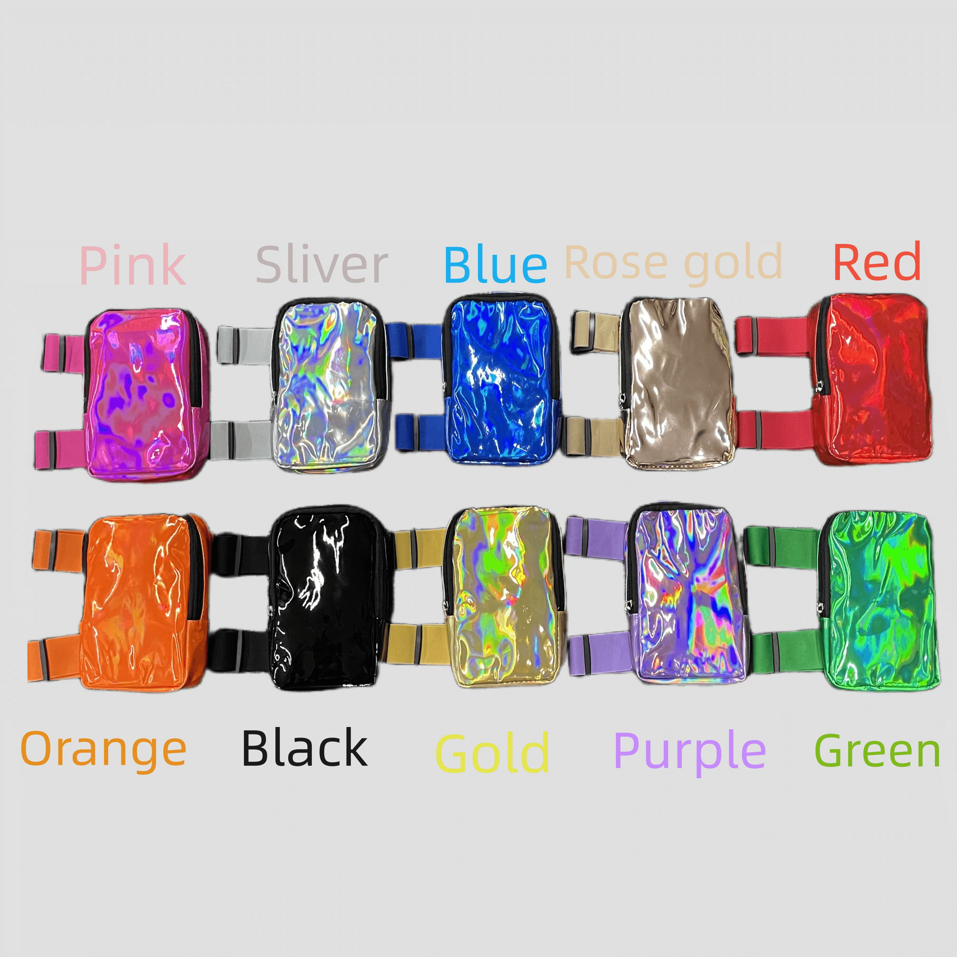 Holographic Thigh Bag Legs 10 Colors Avail Drop Phone Pouch Bag ...