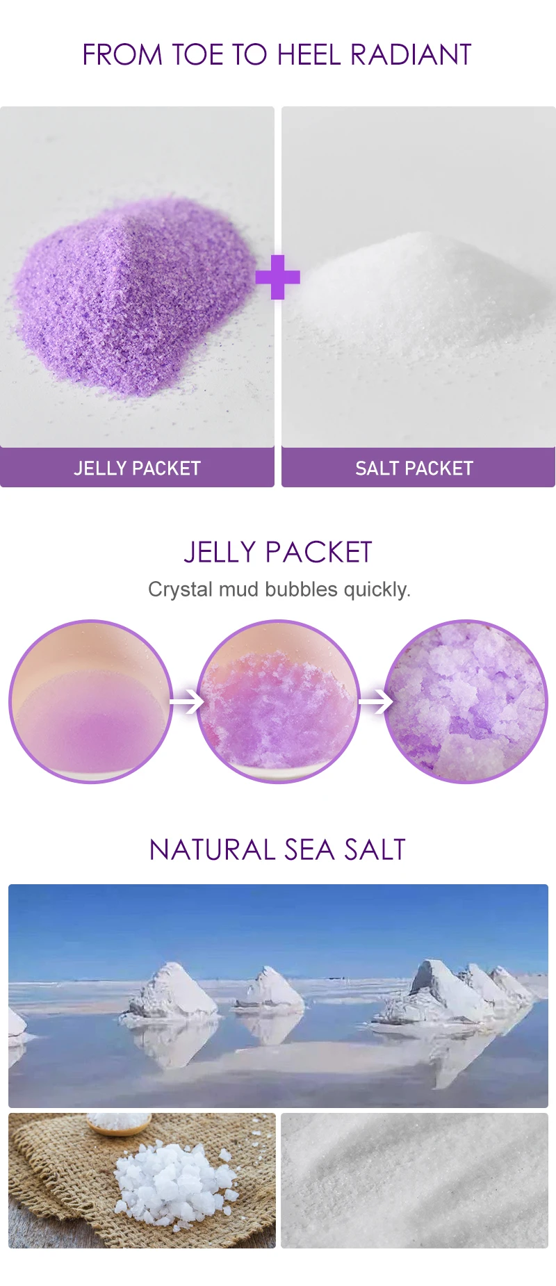 Oem Private Label Organic Lavender Moisturizing Smooth Jelly Pedicure ...