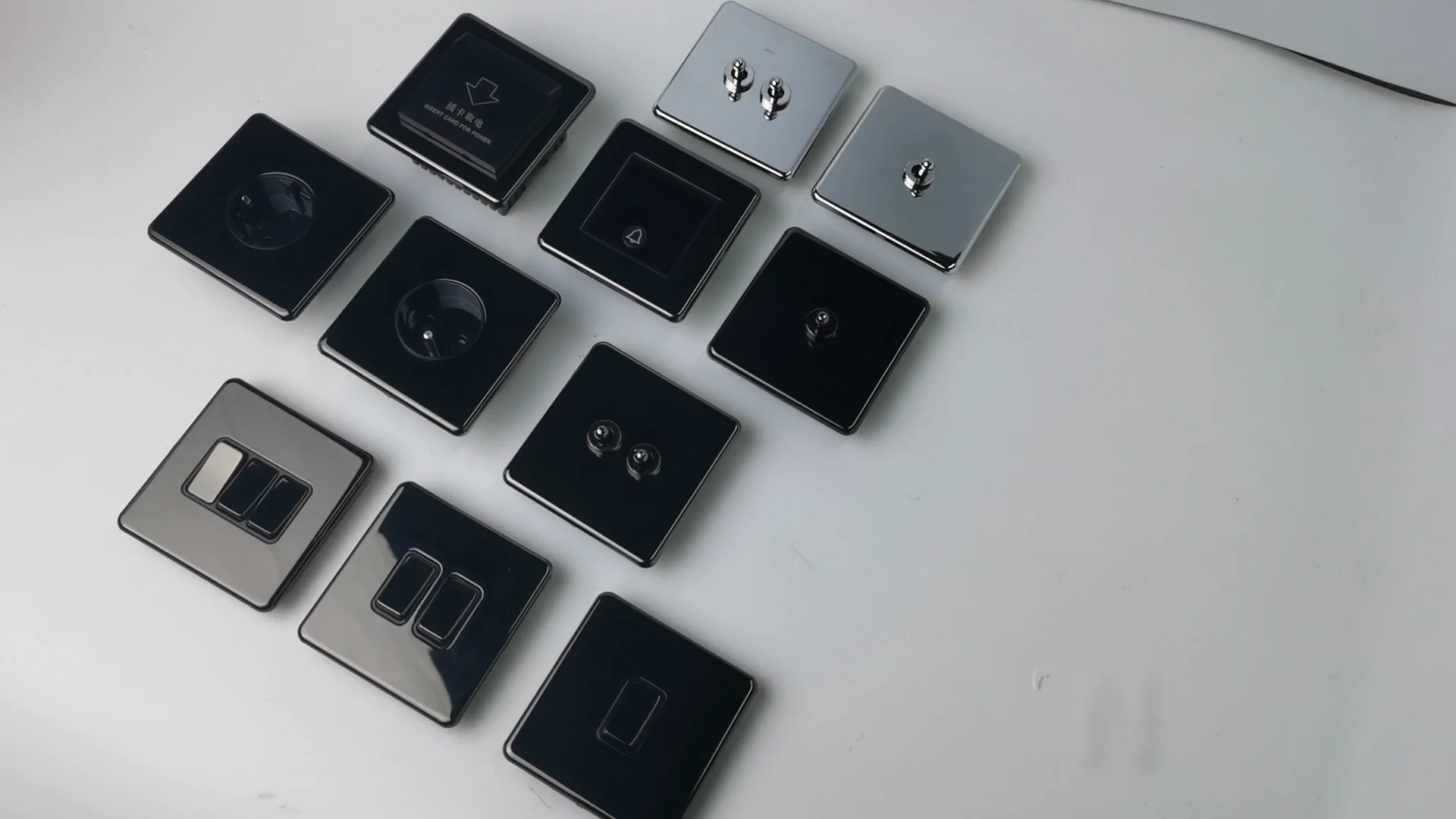 Luxury Wall British Electrical European Socket Uk Standard Switch Metal ...