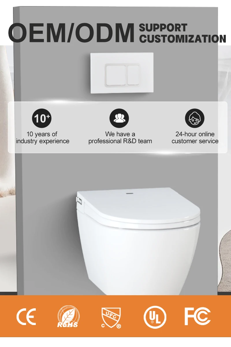 Wc Commodes Intelligente Toilet Bathroom Tankeless Remote Automatic ...
