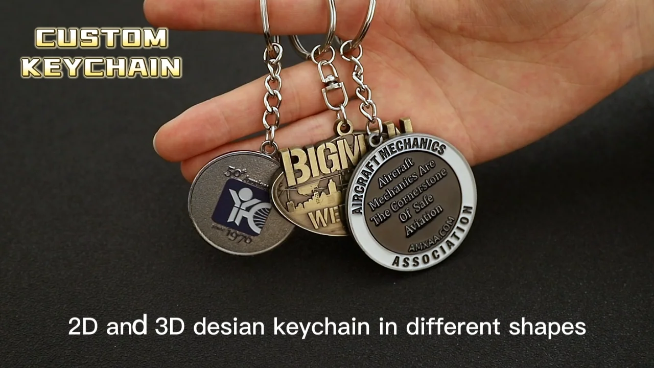 Factory Customizable Key Holder Cartoon Bee Key Ring Keychain 3d Plated ...