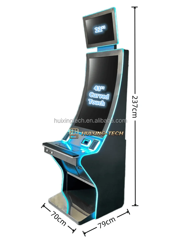 High Quality 43inch Curved Screen Amusement Game Machine Skill Game Cabinets - Buy High Quality ...