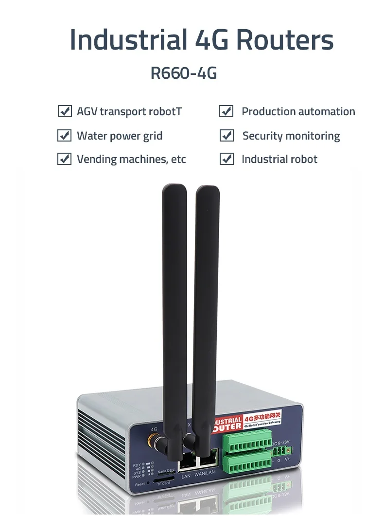 Industrial Modem Router Lte Vpn Router With Sim Card Slot 4g 5g Indoor ...