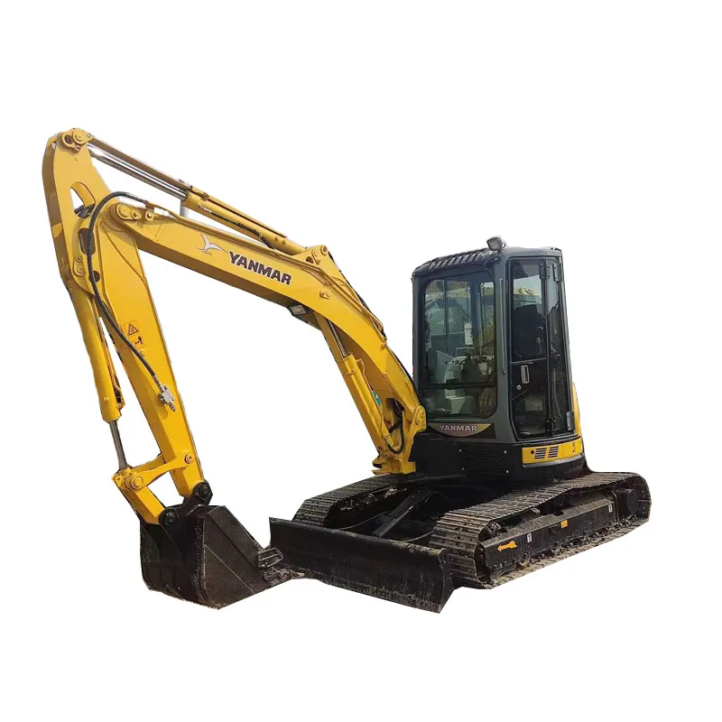 Japan YANMAR 55 Used Crawler Hydraulic Excavator Small Mini 5ton Earth ...