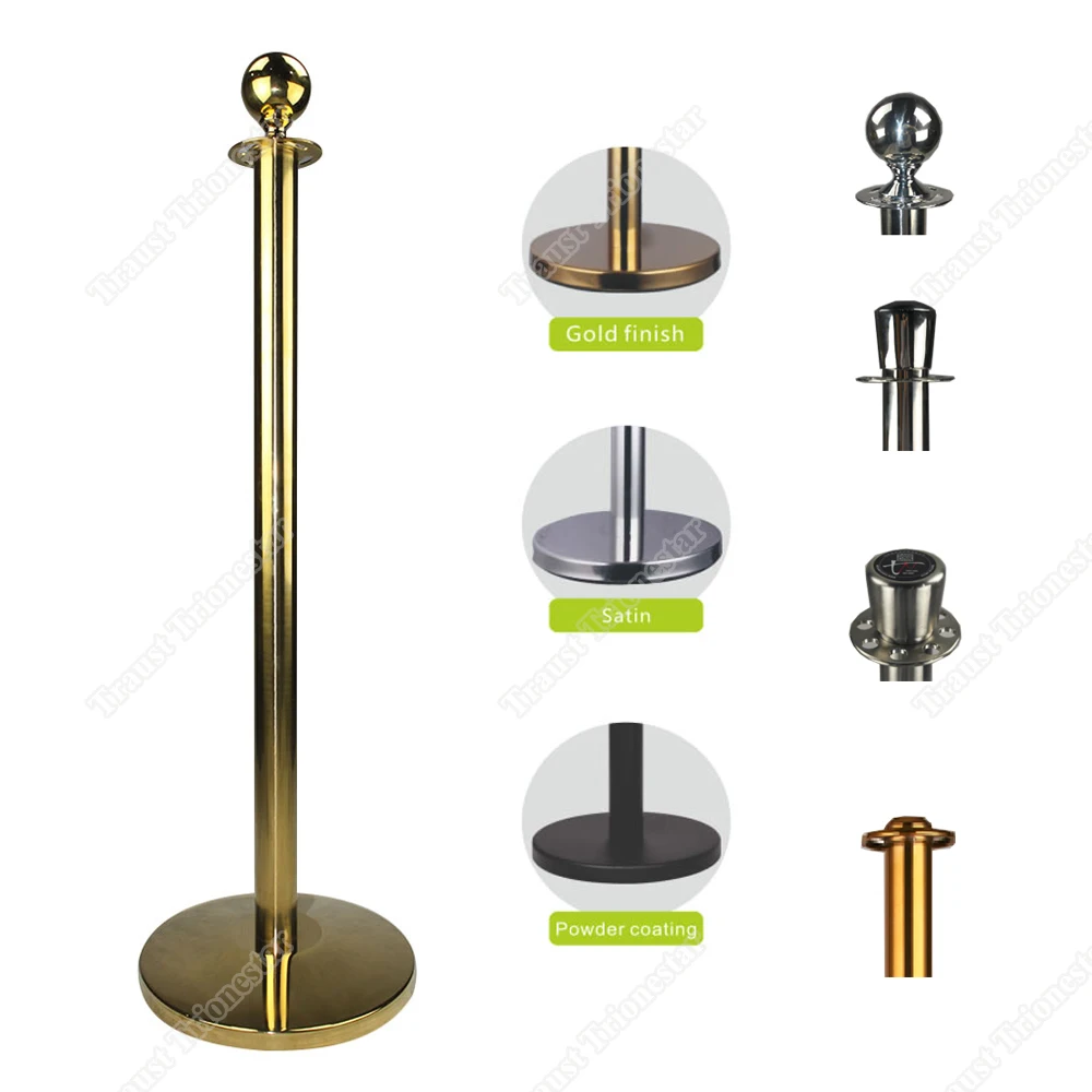 Traust Gold Car Show Queuing Tiang Antrian Metal Barricade Red Carpet ...