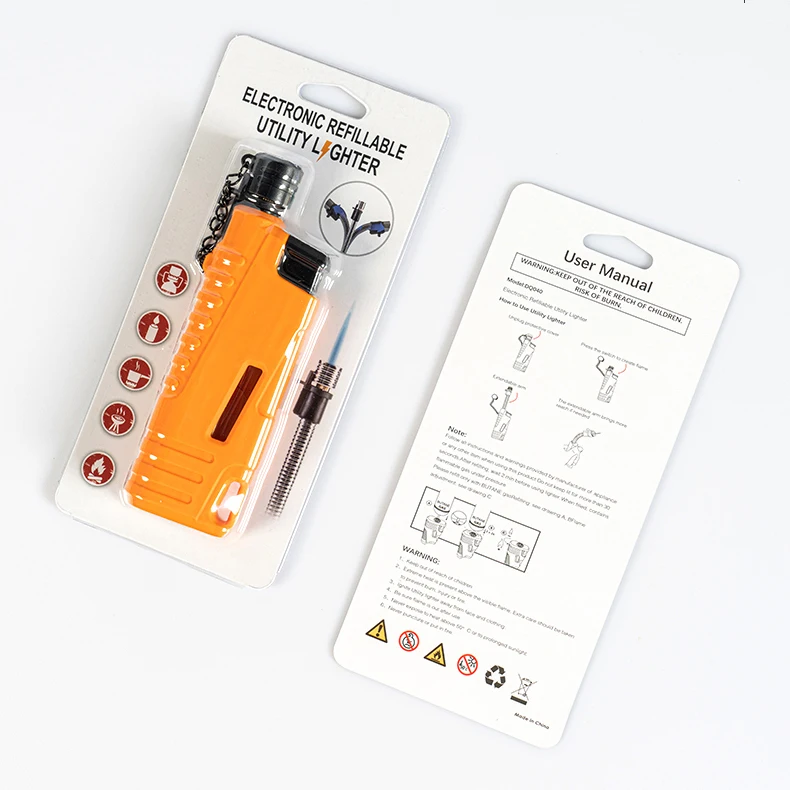 Outdoor Branded Flexible Neck Refillable Butane Camping Sports Lighter ...