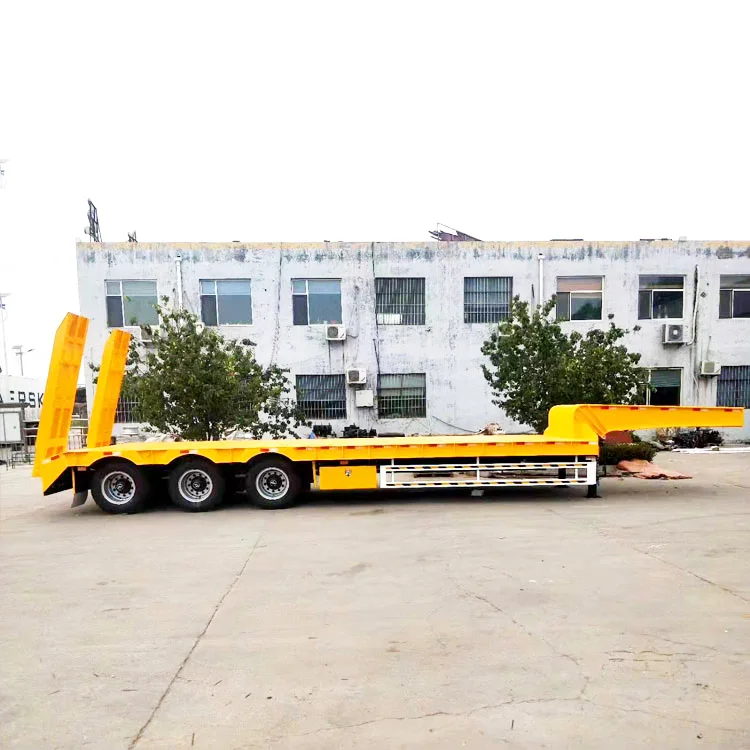 2 Axles Lowboy Trailer - Manual/hydraulic Ramp - 35/47/60 Tons