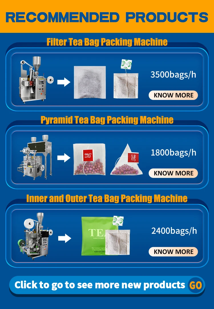 Automatic Small Inner And Outer Tea Bag Packing Machine For Broken Leaf ...