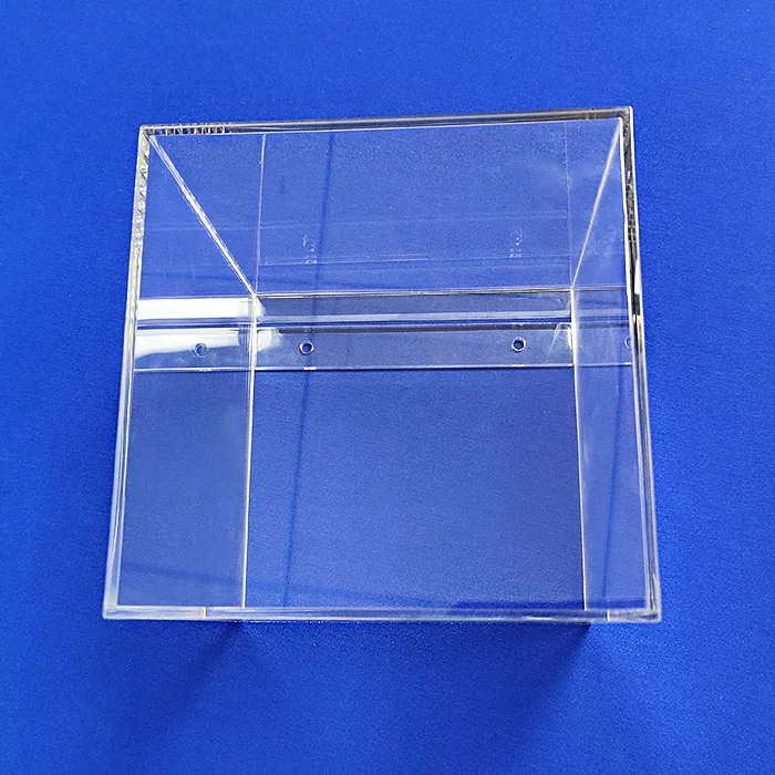 Custom Wall Mounted Cube Clear Acrylic Storage Box