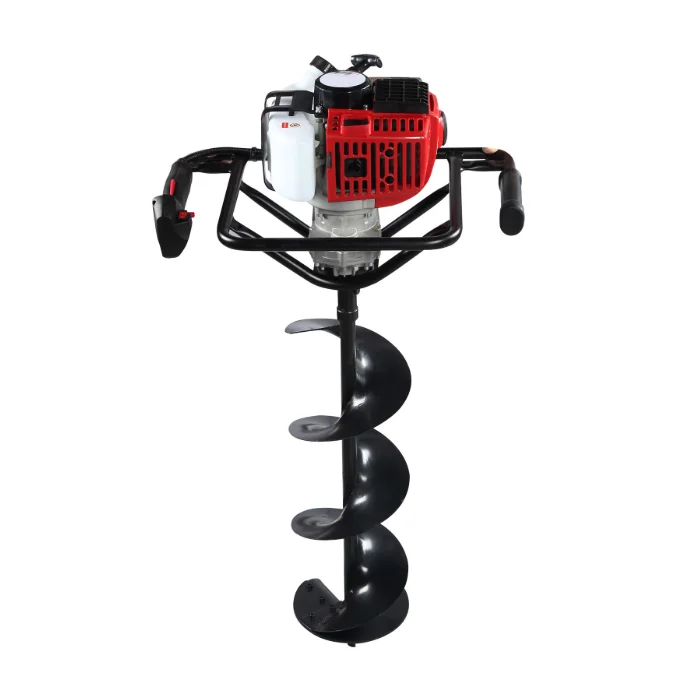 Aarde boor machine 49cc 2 takt benzinemotor grondboor boor 1E44F ...