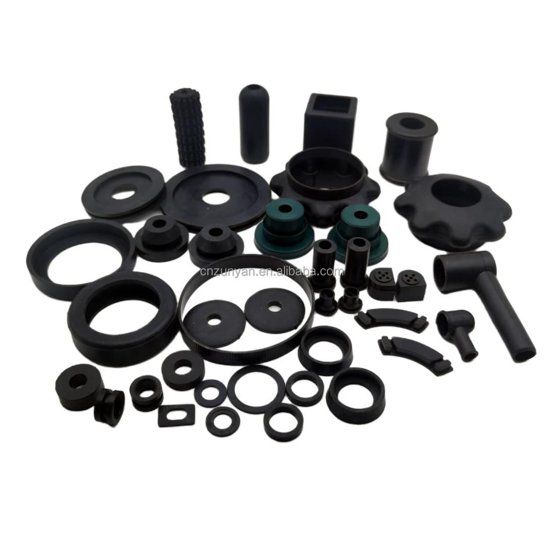 Vulcanized Moulded Silicone Rubber Bushing Custom EPDM NBR Rubber ...
