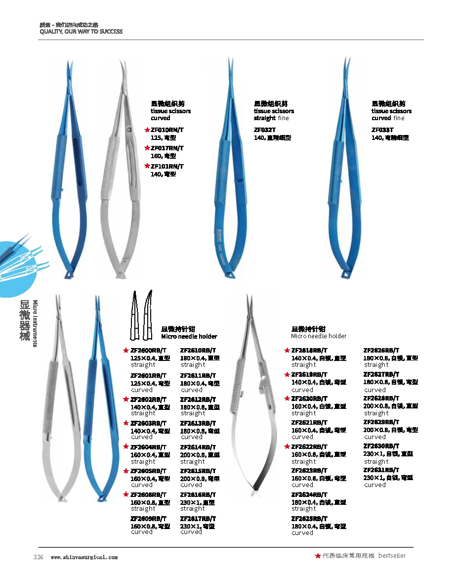 SHINVA Microsurgical Instruments - Precision and Quality