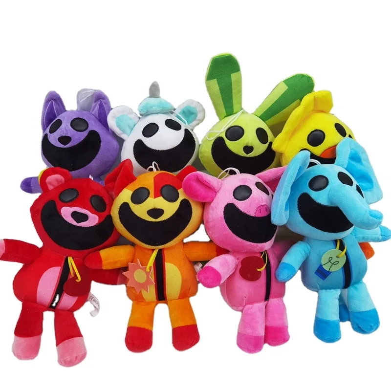 New Popular Smiling Critters Plush Toy Animal Rabbit Cat Dog Bear ...