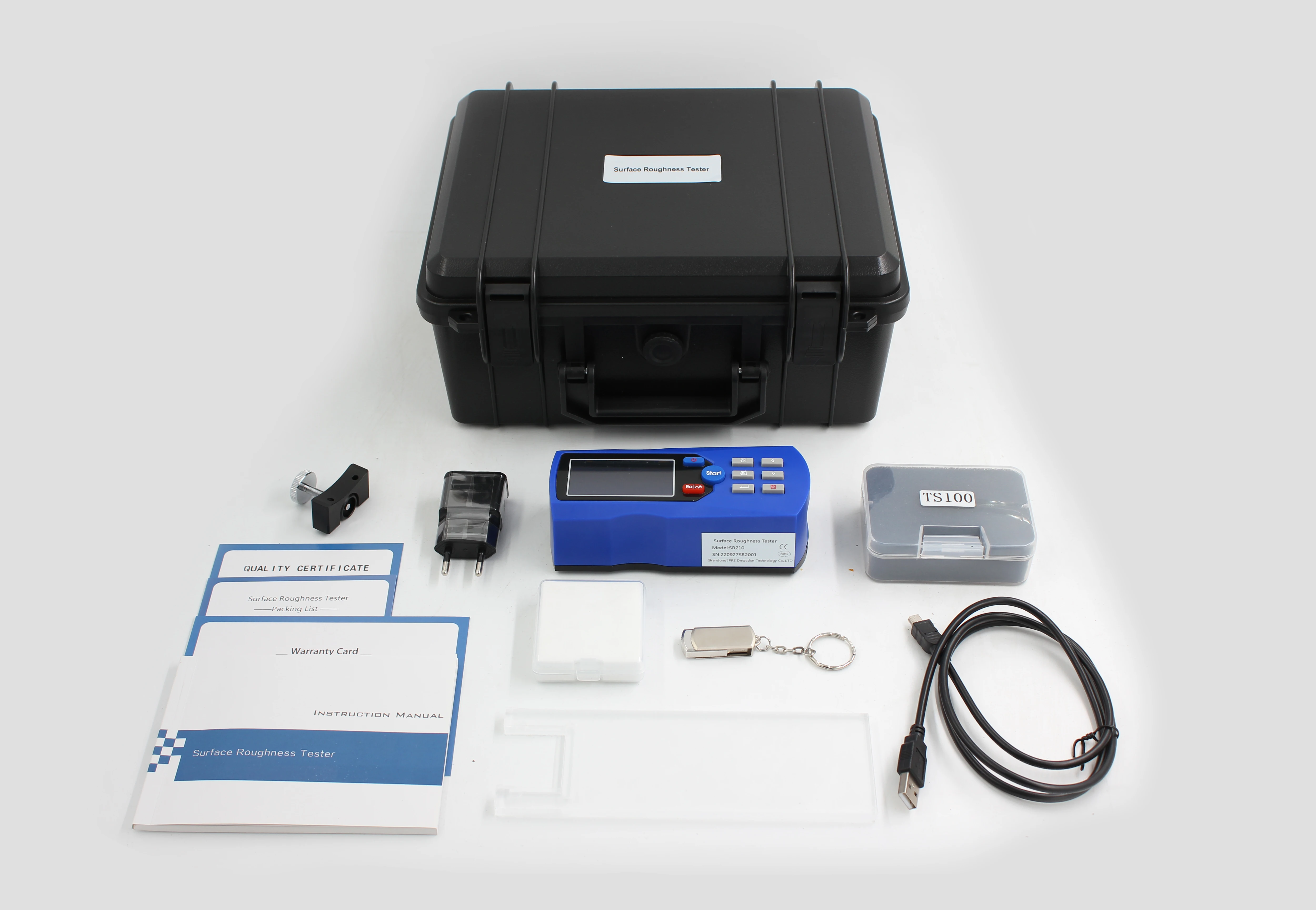 Portable Surface Roughness Tester Surface Roughometer Diamond Probe ...
