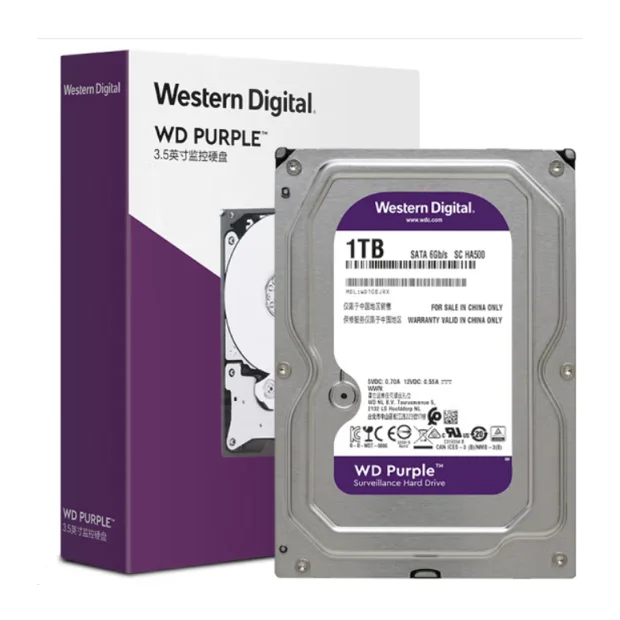 1TB 2TB 4TB 6TB 8TB Purple WD10PURZ SATA III WD10PURX WD10EJRX HDD 3.5 ...