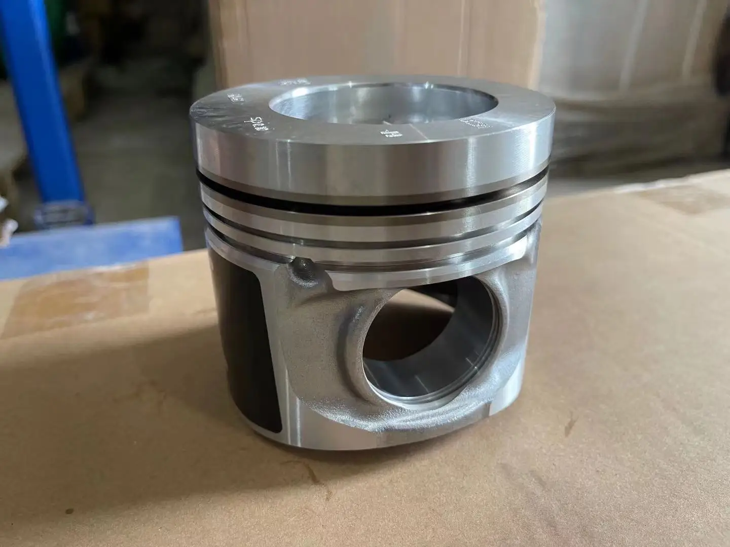 Construction Machinery diesel Engine Spare Parts Forged Piston ...