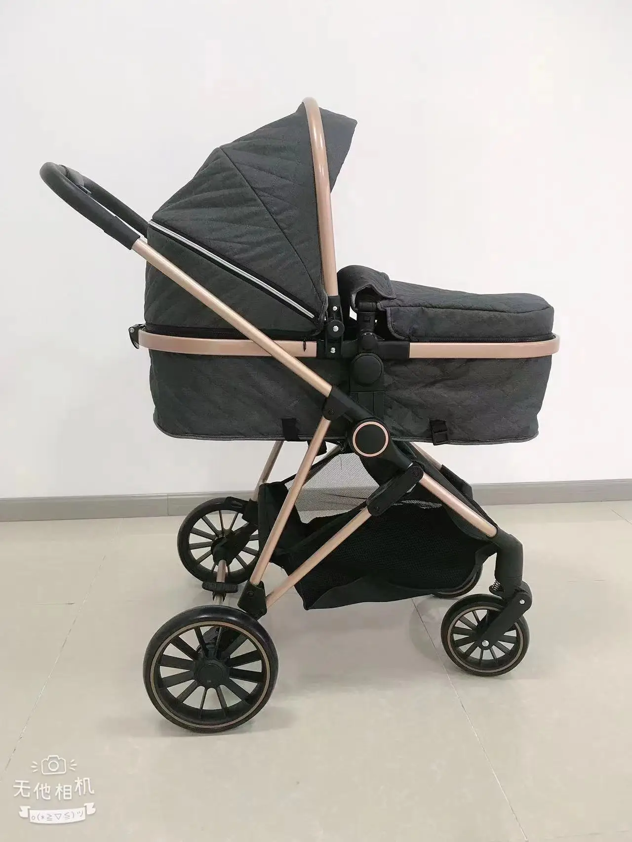 New Design Simple Folding Wagon Baby Stroller 3 In 1 Luxury High ...