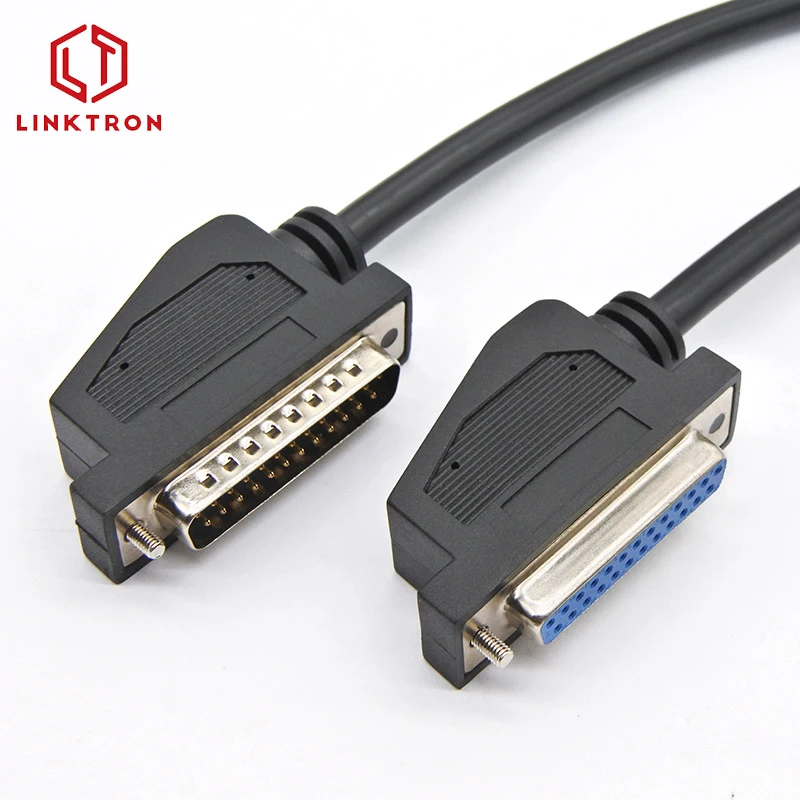 90 Degree Db25 Cable Serial Cable Right Angle Db37 Pin Male To Male ...