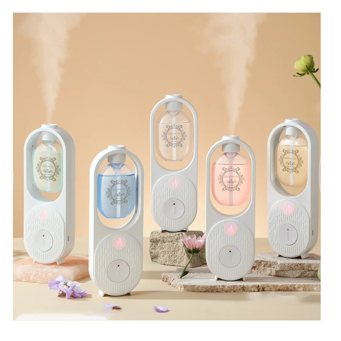 Wholesale Small Volcano Aroma Diffuser Essential Oil Volcano Flame ...