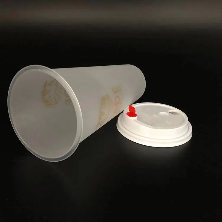 Factory Injection Bubble Tea Cups 90 80 MM PP Disposable Hard Plastic Juice Cups Plastic Milk ...