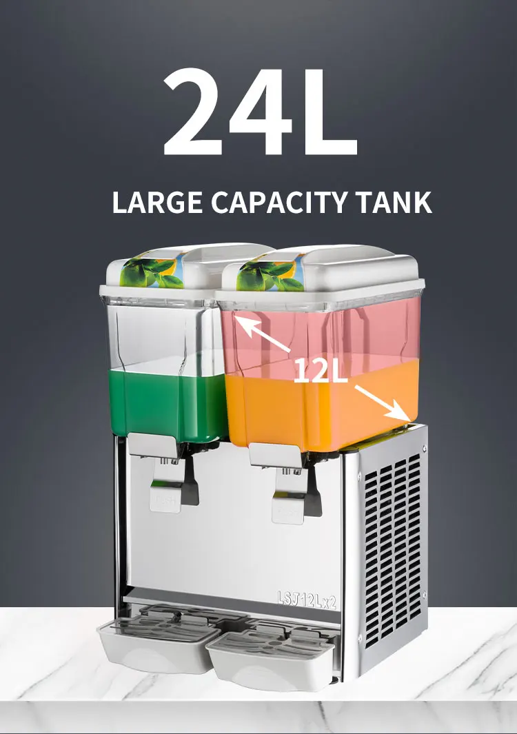 Automatic Fruit Juice Dispenser - 24L Capacity & Smart Control