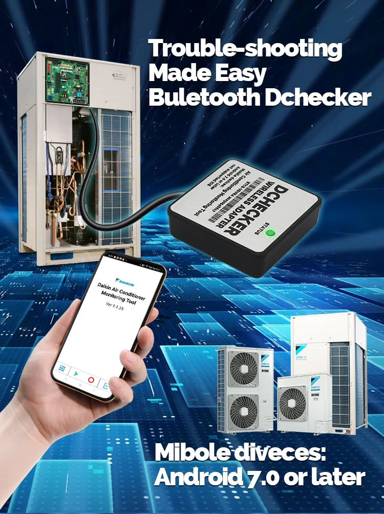 Daikin VRV Skyair RA System Service Diagnostic Tool - Bluetooth Dchecker