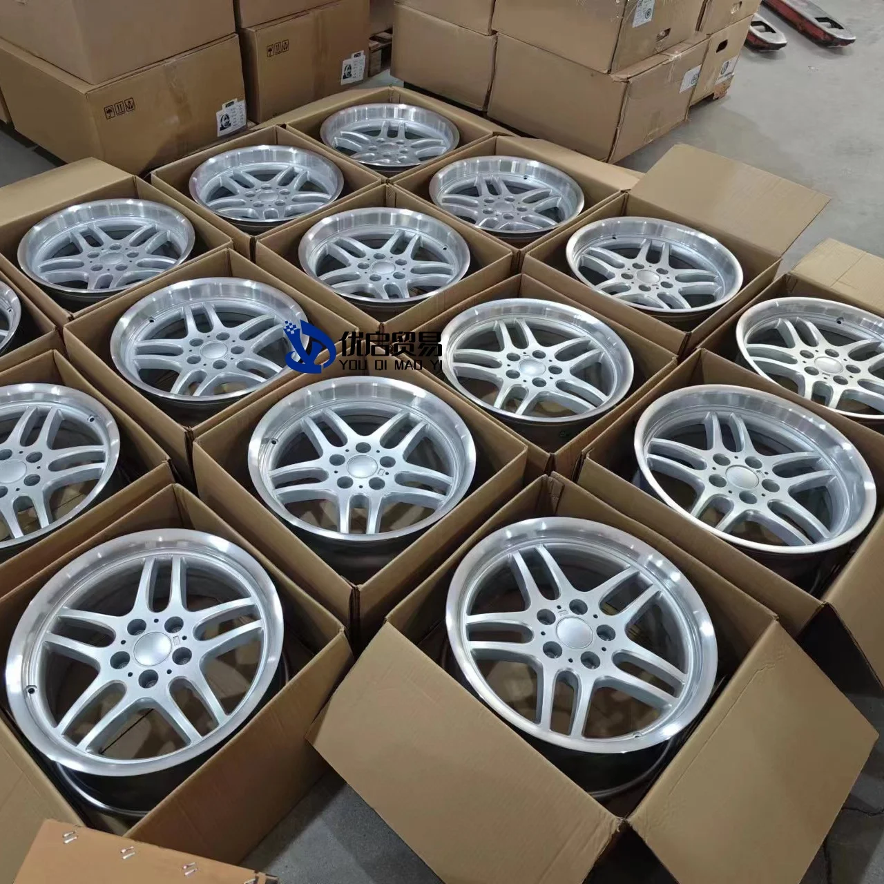 Factory Wholesales 18inch Staggered Rines Alloy Wheel Rim 8j 9.5j Deep ...
