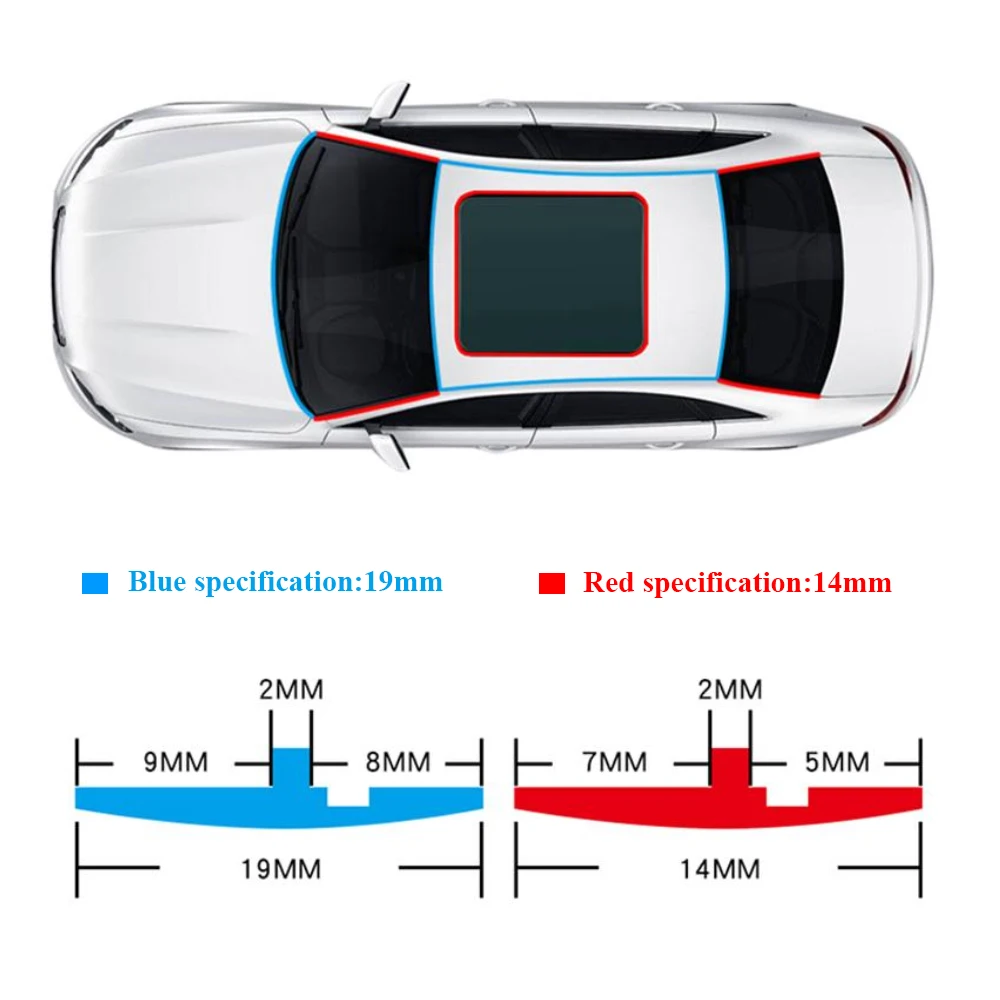 D-shape Car Door Seal Strips - Durable & Self Adhesive